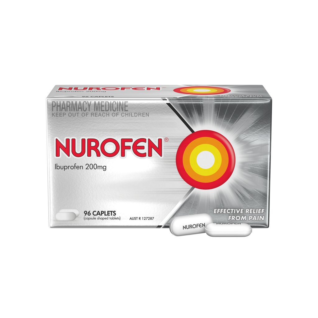 Nurofen Pain and Inflammation Relief Caplets 200mg