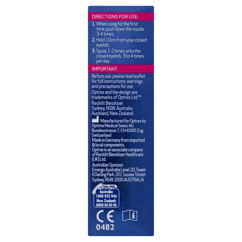 Optrex Actimist Advance for Dry Eye Spray 10ml