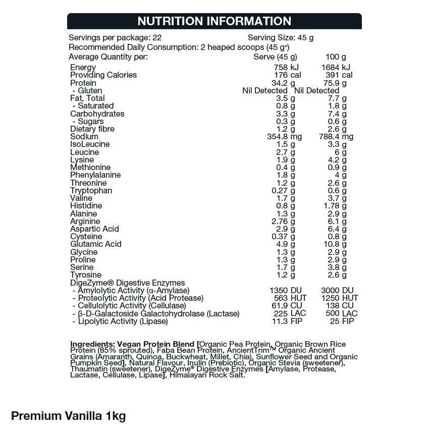 BSc Clean Plant Protein 1Kg