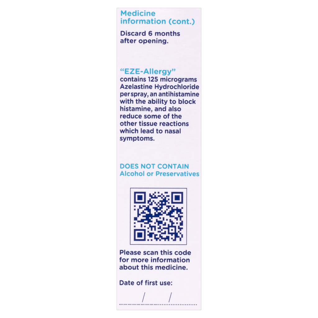 Buy Eze Allergy Nasal Spray 10mL | Allergy & Hay-fever | Online ...