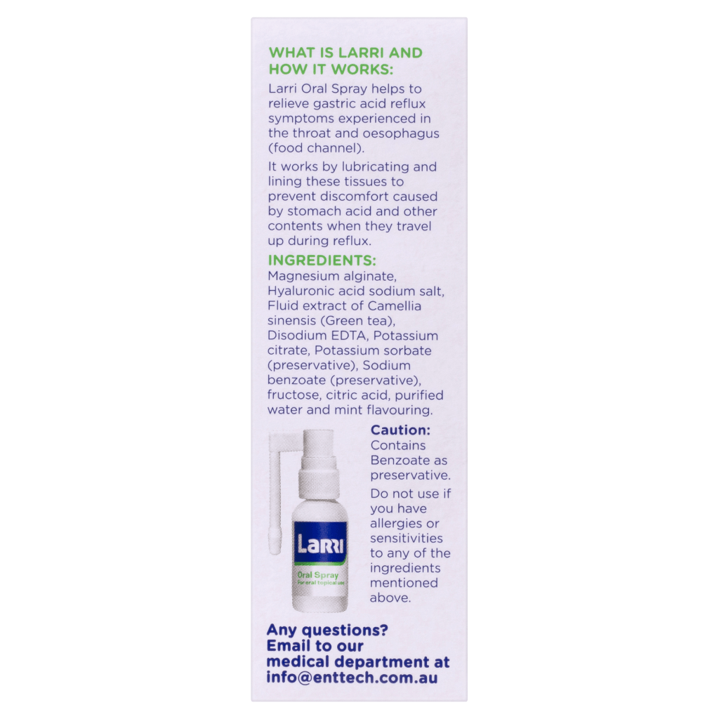 Buy Larri Oral Spray - 30ml | Nasal Decongestants | Online Discount Chemist