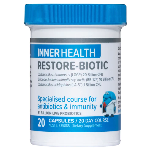 Buy Inner Health Restore-Biotic Probiotic 20 Capsules | Probiotics ...
