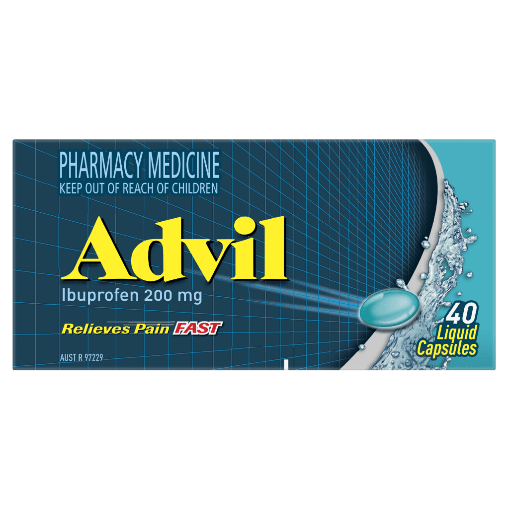 Buy Advil Liquid Capsules 40s | Pain Relief | Online Discount Chemist