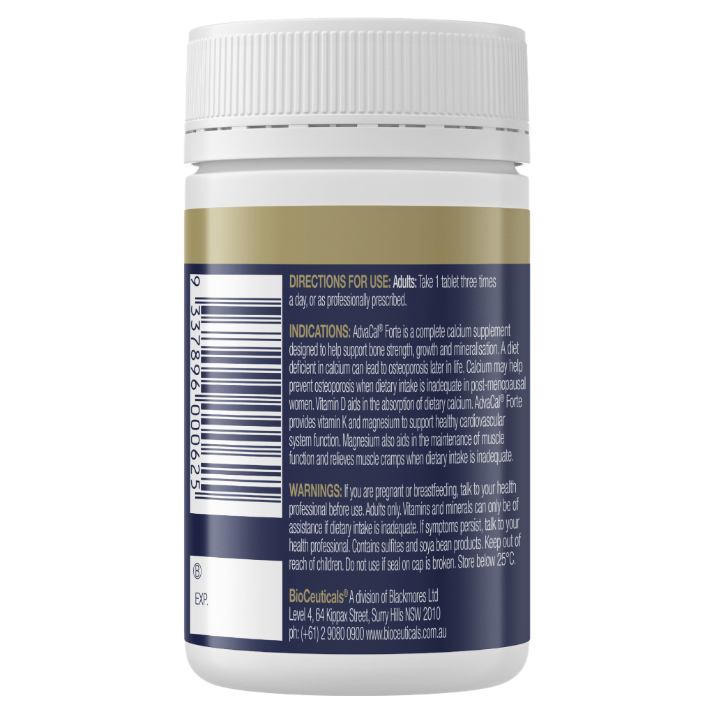 Buy BioCeuticals AdvaCal Forte 90 Film Coated Tablets | Bone Health ...
