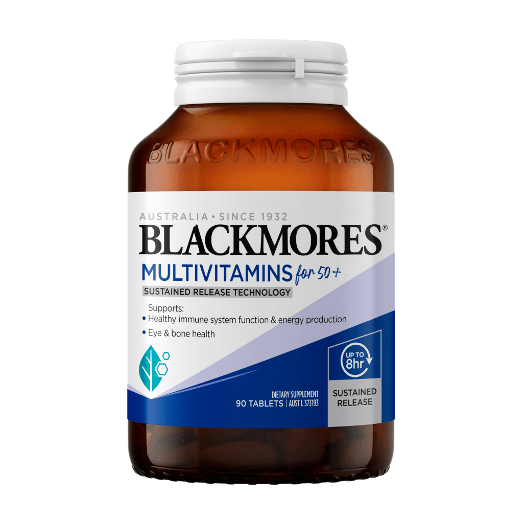 Buy Blackmores Multivitamins for 50+ 90 Tablets | General Wellbeing ...