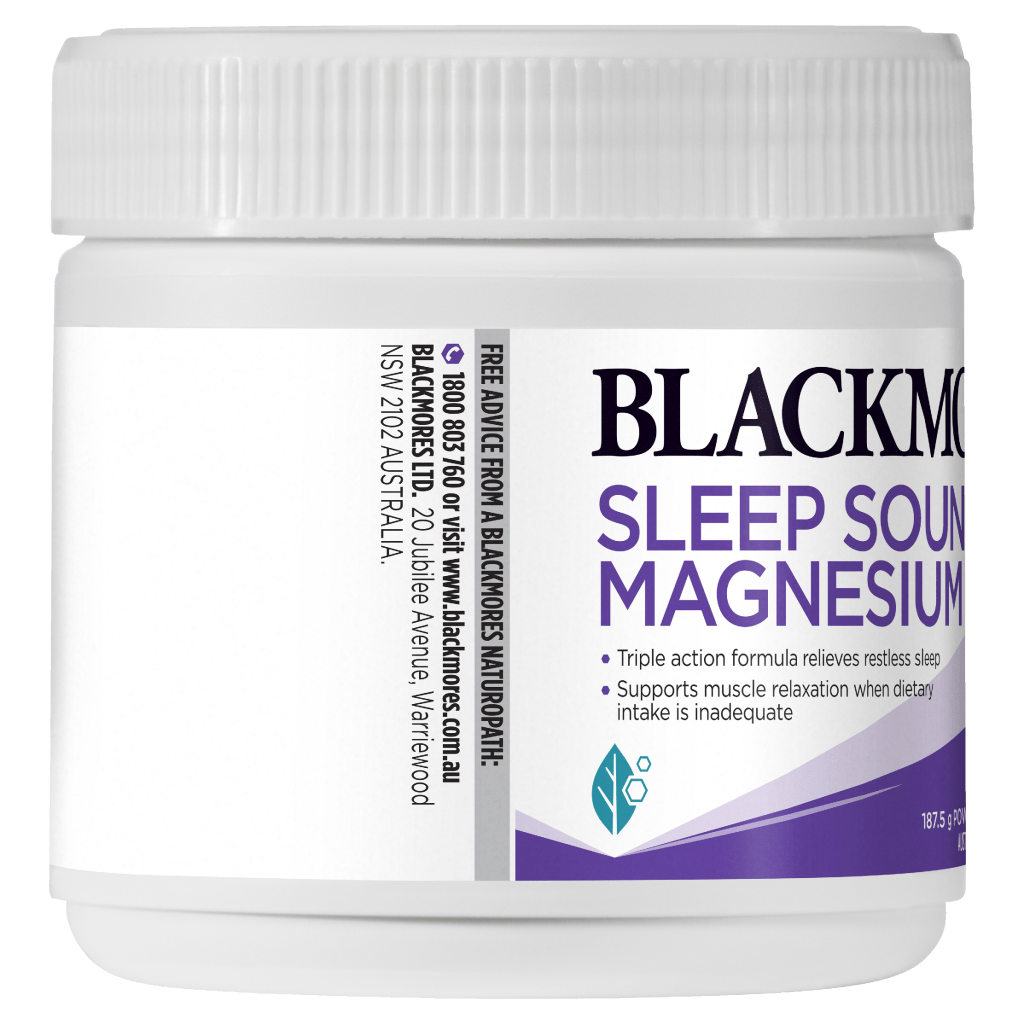 Buy Blackmores Sleep Sound Magnesium Powder 187.5g | Sleep Support ...
