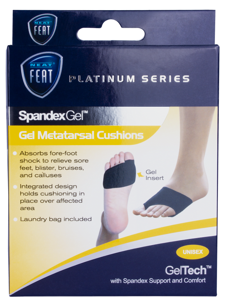 Buy Neat Feat Spandex Metatarsal Pad Sleeve Large | Foot Support ...